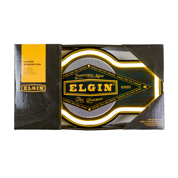 Elgin LED Neon Workshop Sign | Elgin USA